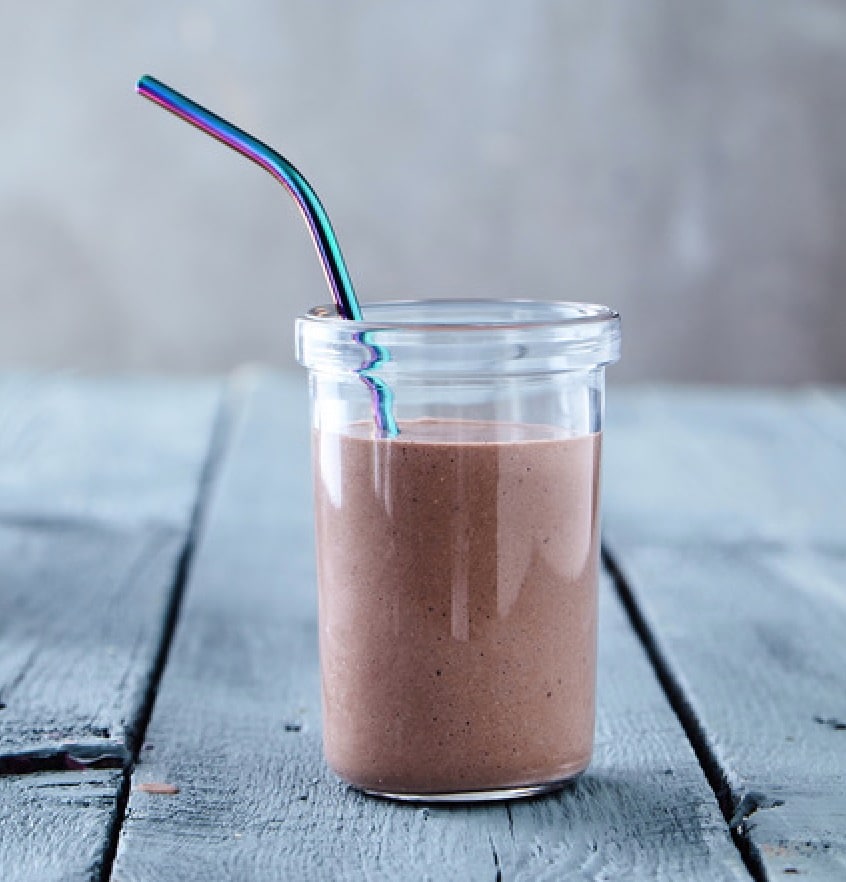 Opskrift på sund smoothie, Chocolate cake smoothie – MK principperne